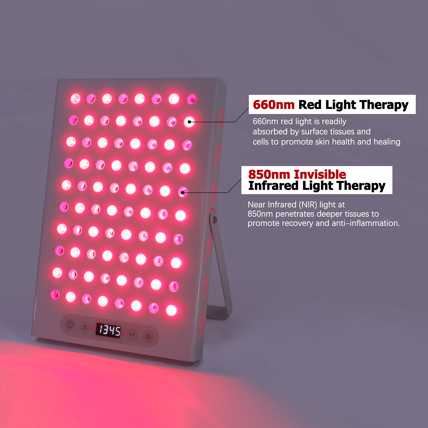 400w 60w 660nm&850nm Near Infrared Red Light Therapy - Yxo Leds